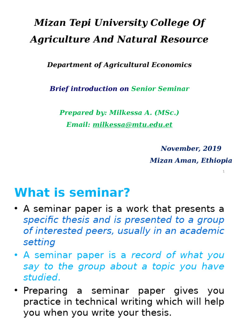 Senior Seminar - Writing Guideline | PDF | Literature Review | Essays