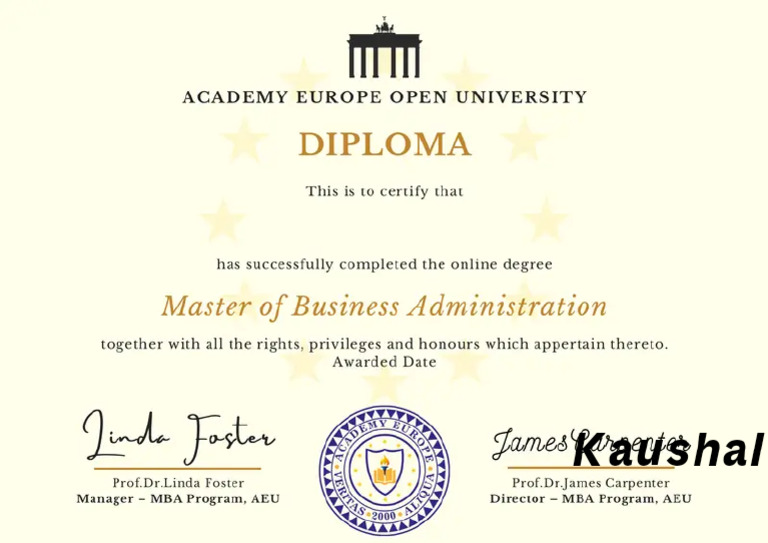 Mba Diploma | PDF