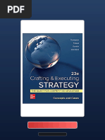Crafting & Executing Strategy: The Quest For Competitive Advantage ...