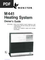 MPI Monitor 422 Heater Manual | PDF | Pipe (Fluid Conveyance) | Kerosene