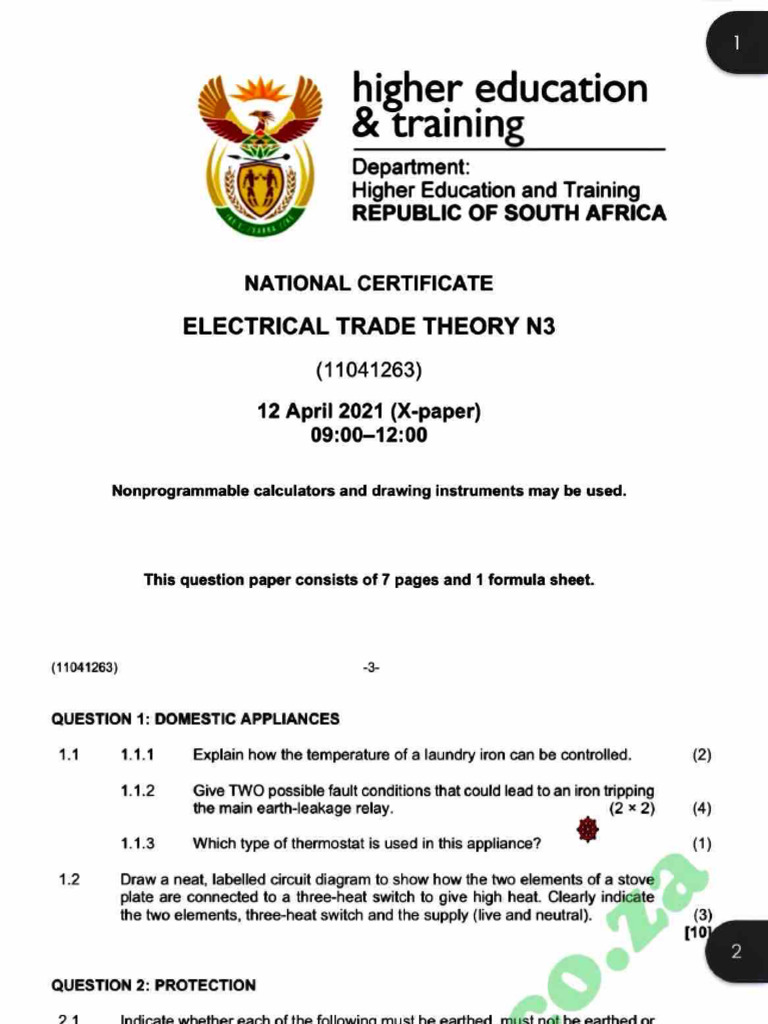 Electric Trade Theory 10 | PDF | Manufactured Goods | Electrical ...
