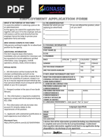merSETA - Job Application Form | PDF