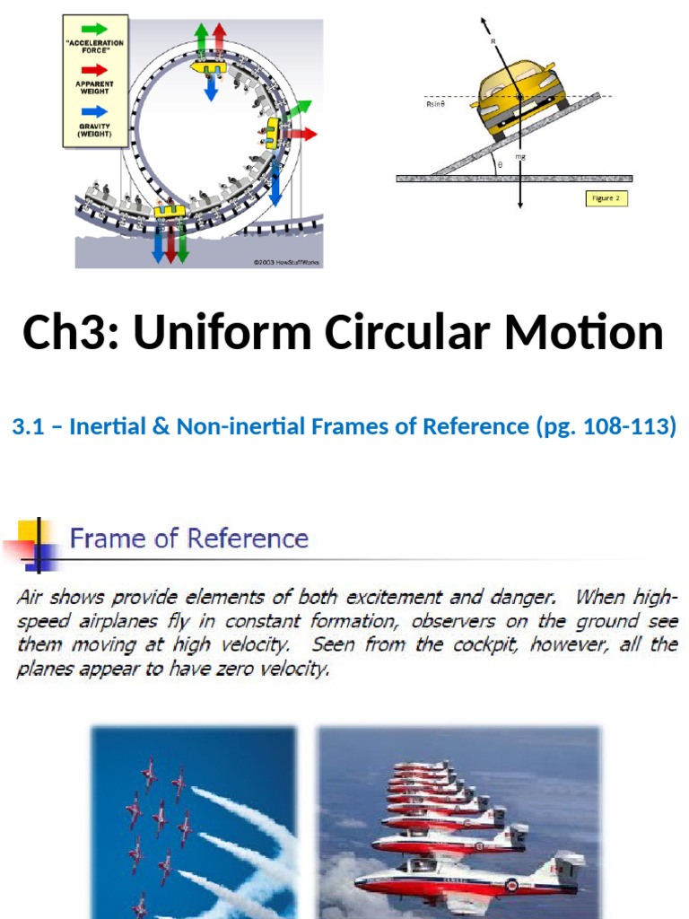 Pp1 Inertial Non-Inertial Frames of Reference 3.1 2 | PDF