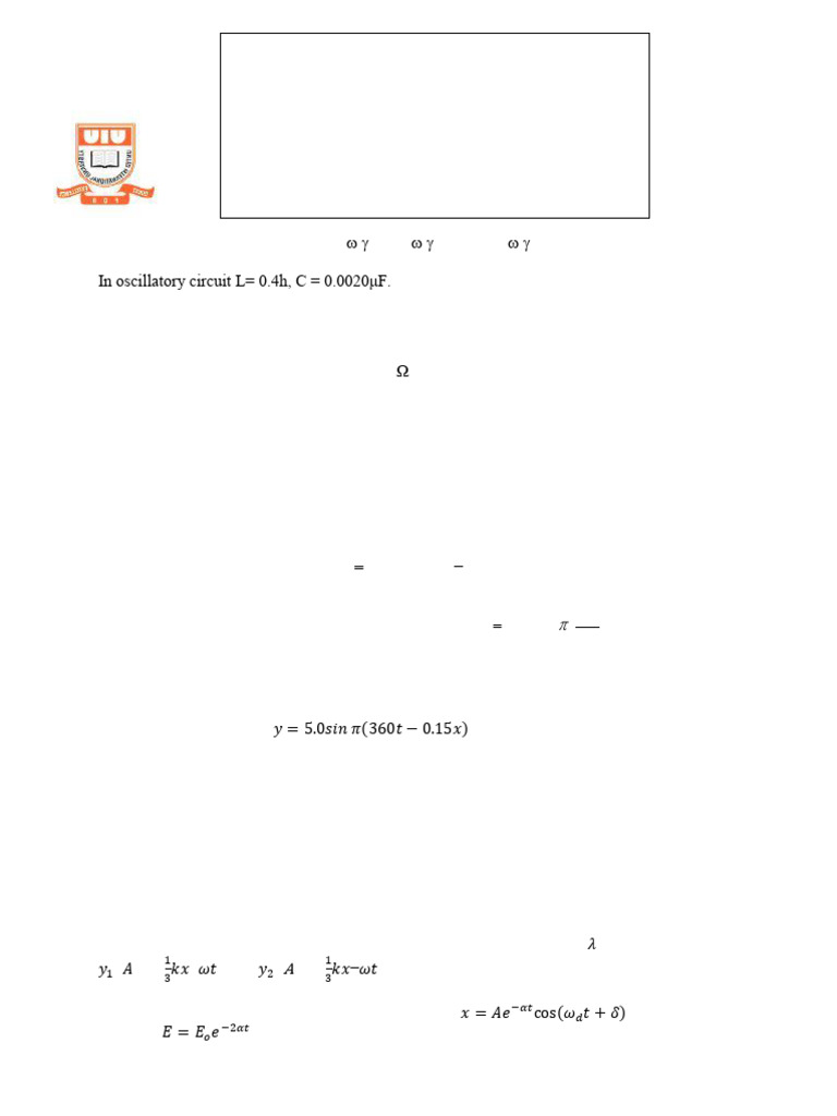 Assignment-2 Fall 23 2105 A | PDF | Waves | Oscillation