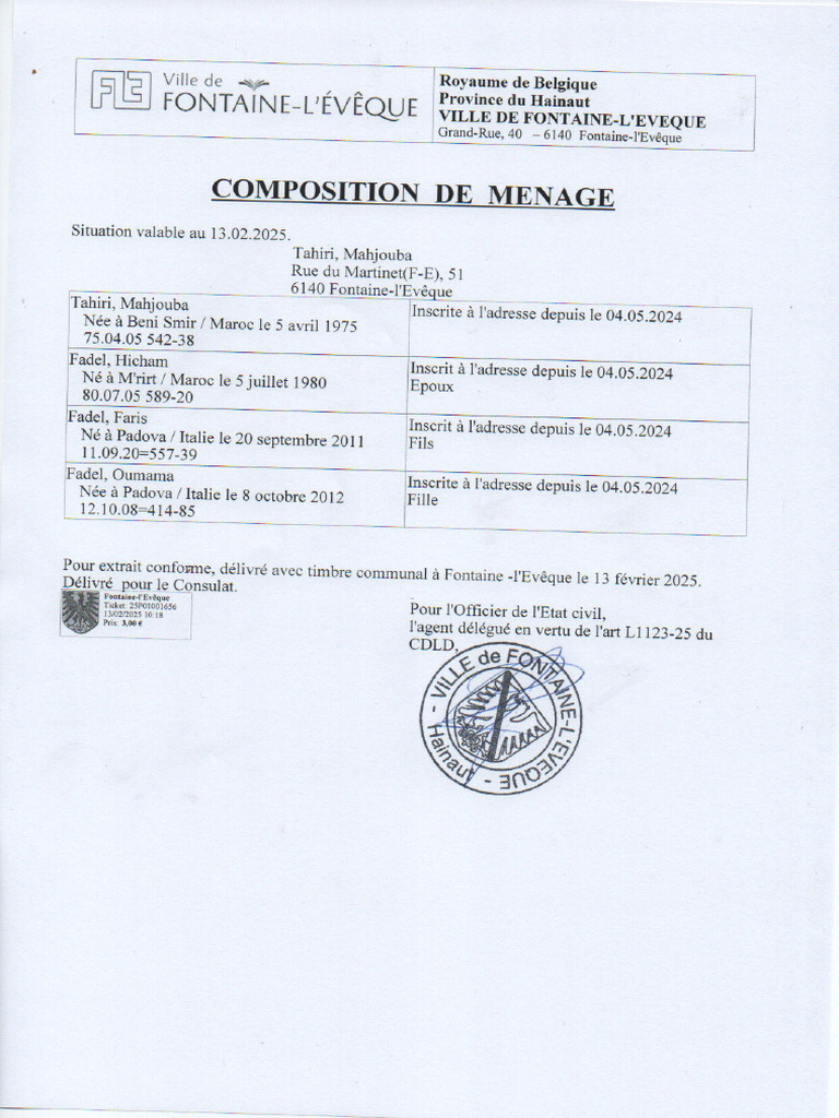 Composition de Menage | PDF