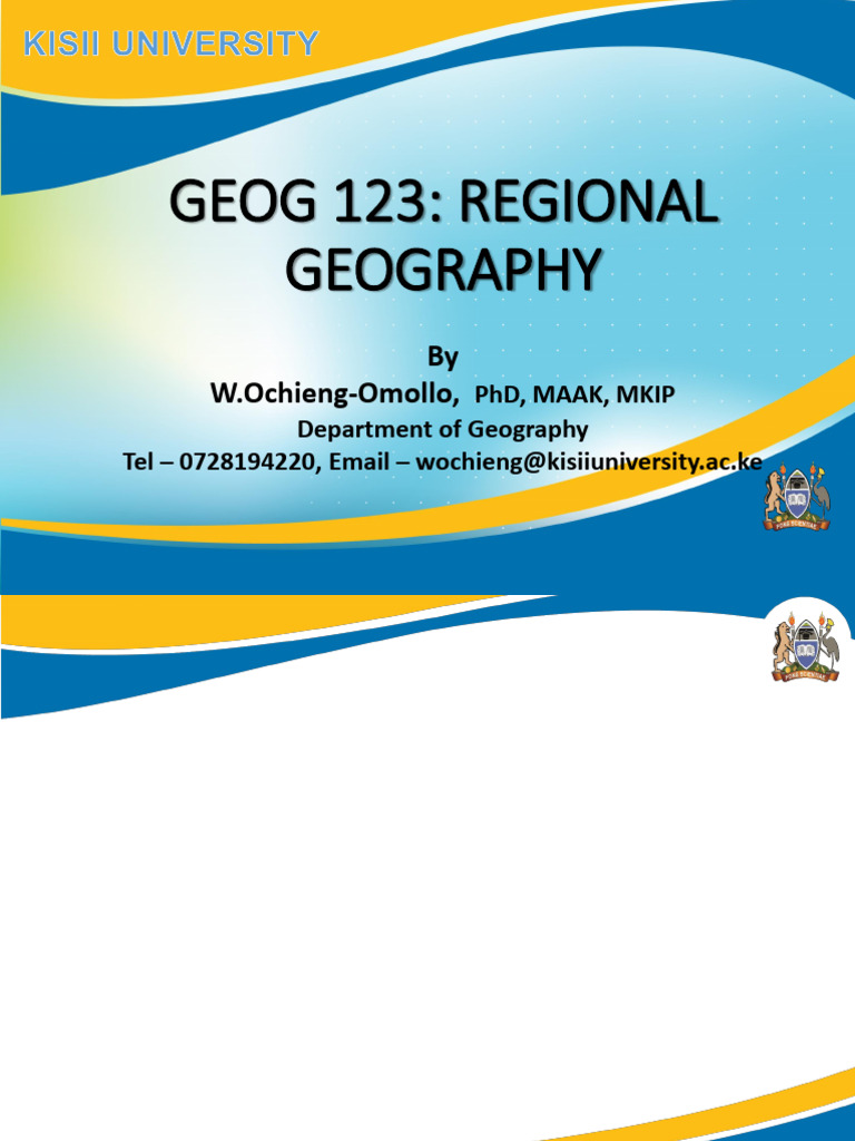 Regional Geography Final-1 | PDF | Geography | Earth Sciences