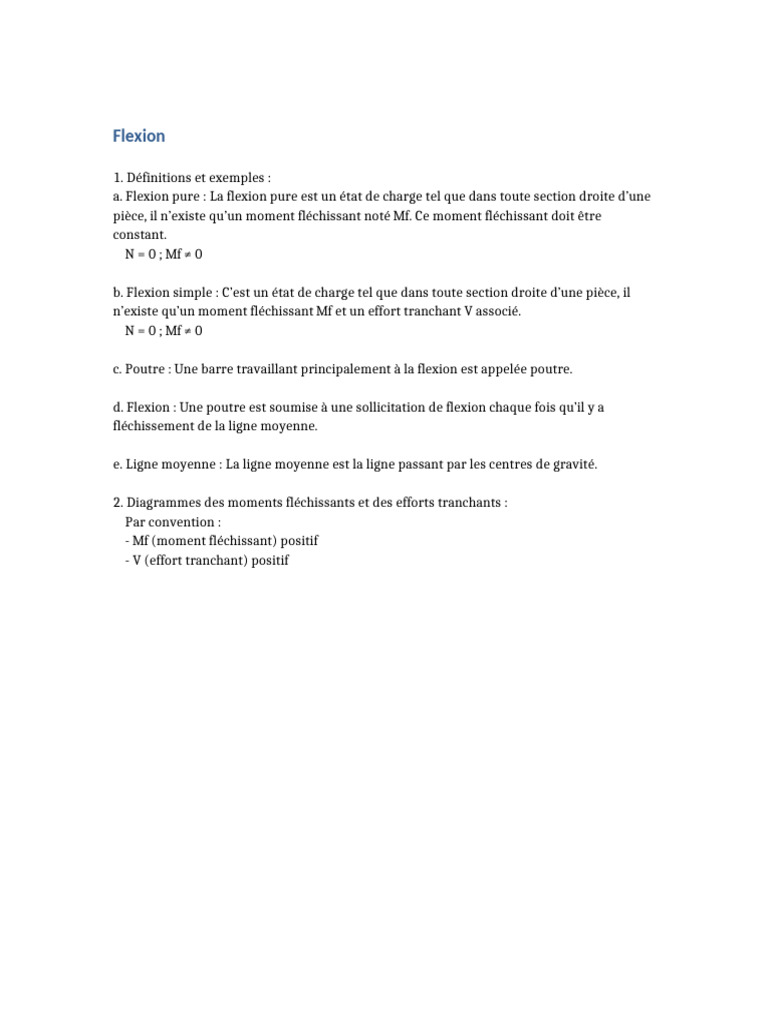 Définition et types de flexion | PDF