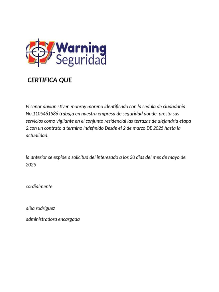 Documento Davian | PDF