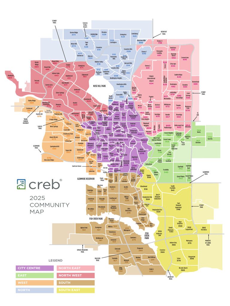 Calgary Community Map 2025 | PDF
