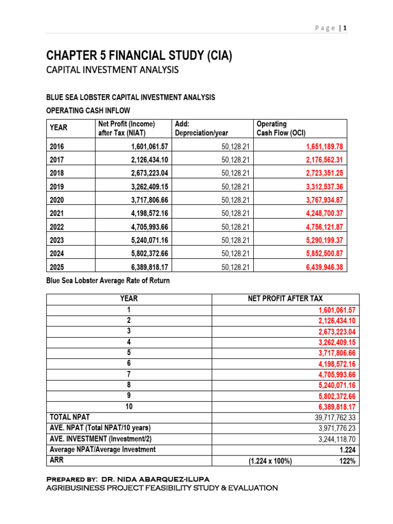 2023 Chap5b CIA Financial Study | PDF | Net Present Value | Internal ...