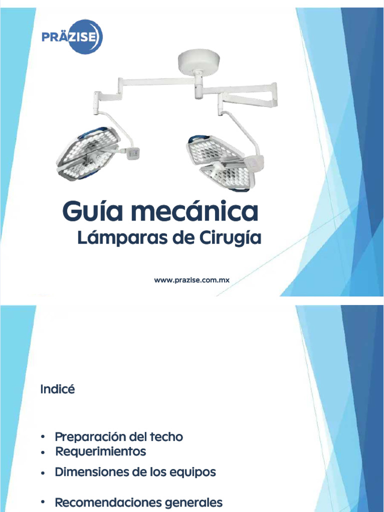 PDF Guia Mecanica Lamaras de Cirugia Prazise v01 - Compress | PDF ...