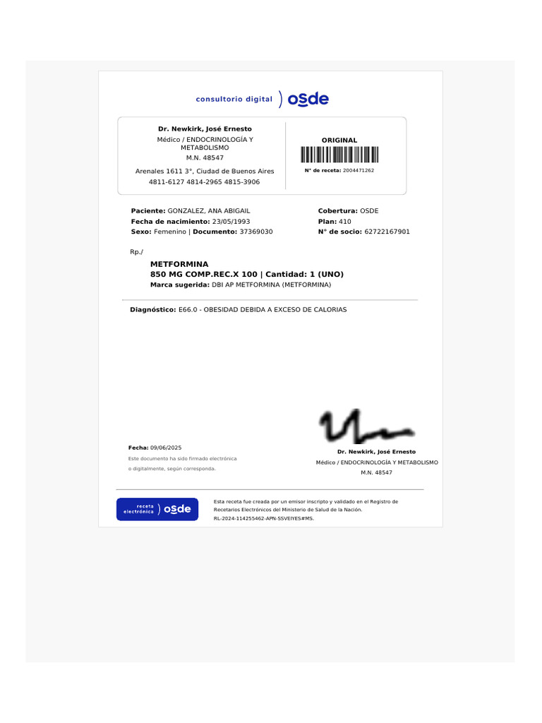 Receta 2138143 20250609 | PDF