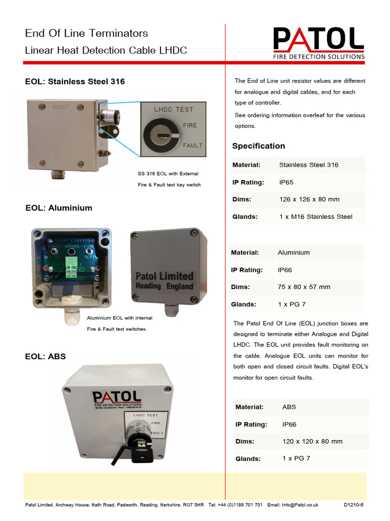 Infosheet Equal LHDC D1210-6 | PDF | Electric Power | Electrical Equipment