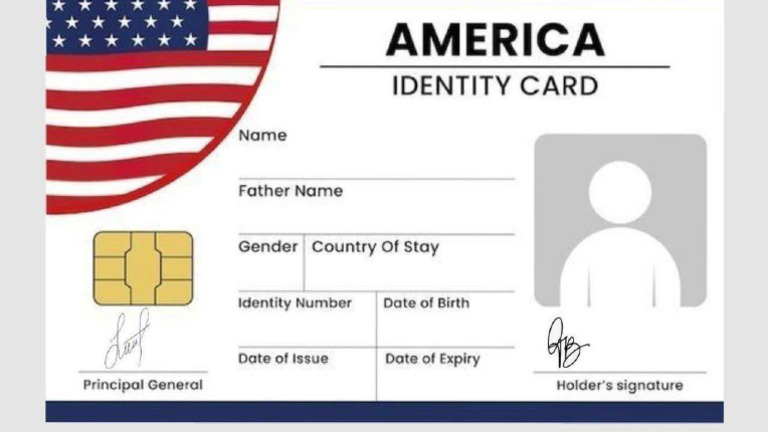 America Identity Card Details | PDF