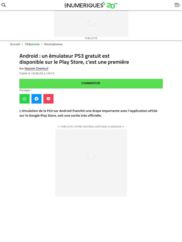 Émulateur PS3 gratuit sur Android : aPS3e | PDF | Android (Système d ...
