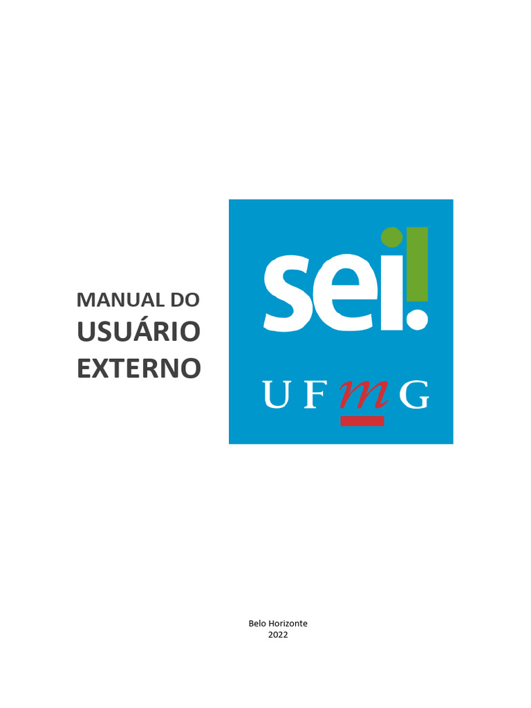 6 Manual Do Usuario Externo Sei Ufmg | PDF | Senha | Fazer login