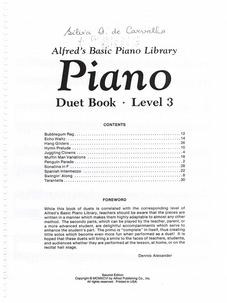 Duet Book - Level 3 | PDF