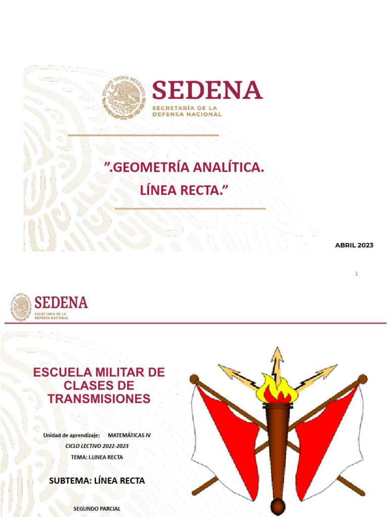 1.p2. Línea Recta | PDF