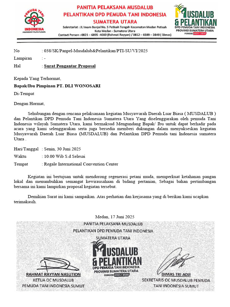 Proposal Pt. Dli Wonosari 2 | PDF