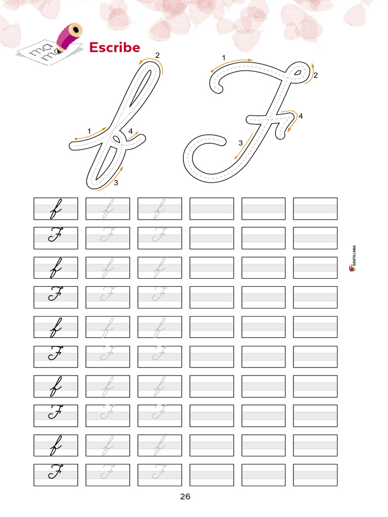 Chrysalis Pre Caligrafia 026 | PDF