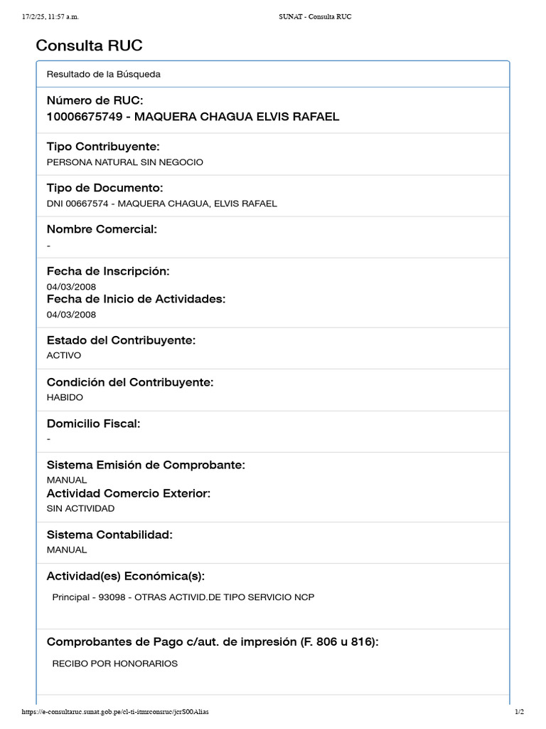 A-Maquera Chagua Elvis Rafael | PDF