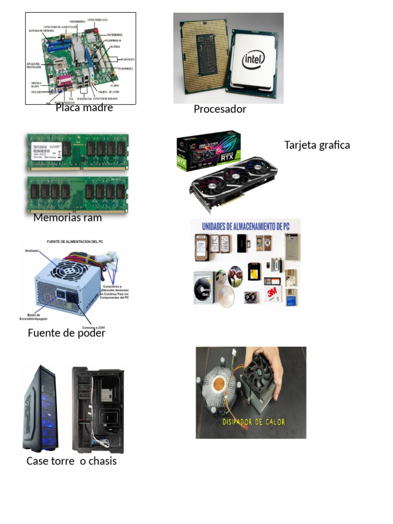 Partes de La Computadora | PDF
