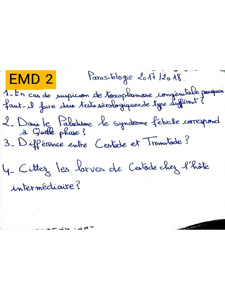 Paradito Emd2 Theorie Pratique | PDF