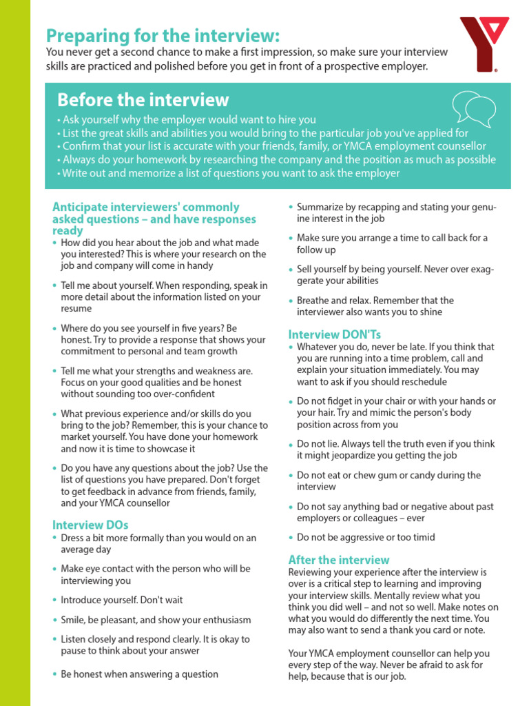 Essential Interview Preparation Tips | PDF