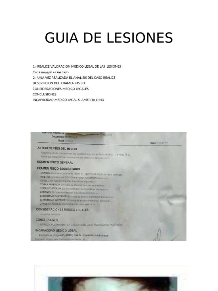 Guia de Lesiones | PDF