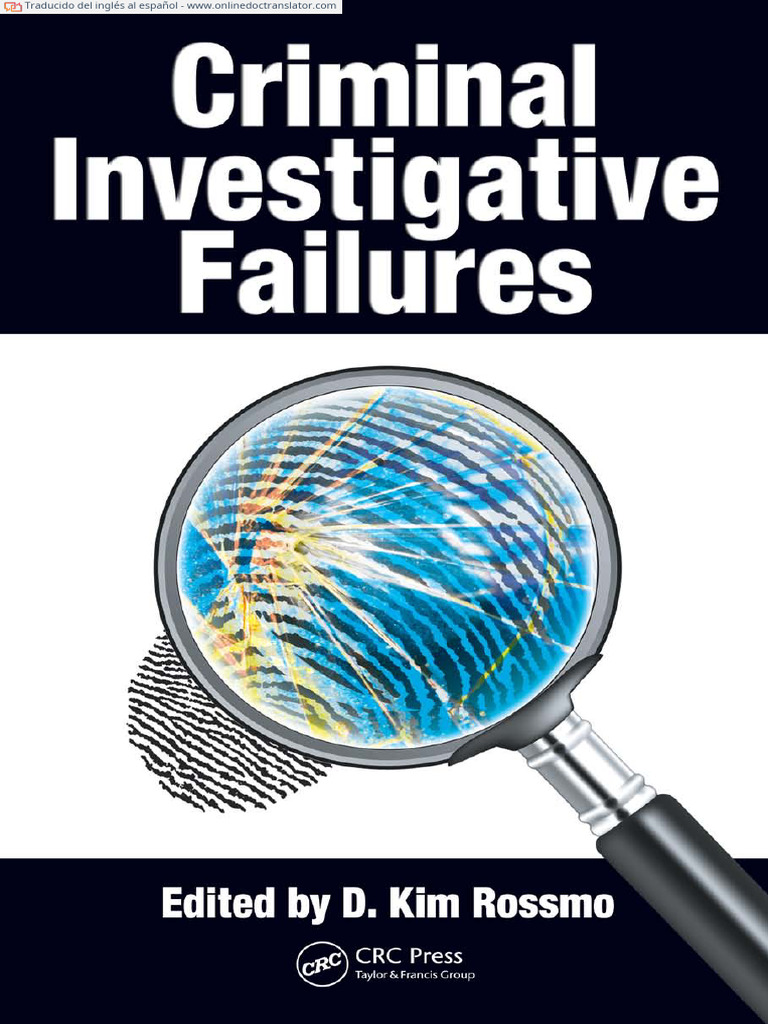 Kim Rossmo - Fracasos en La Investigacion Criminal - Traducido Esp ...