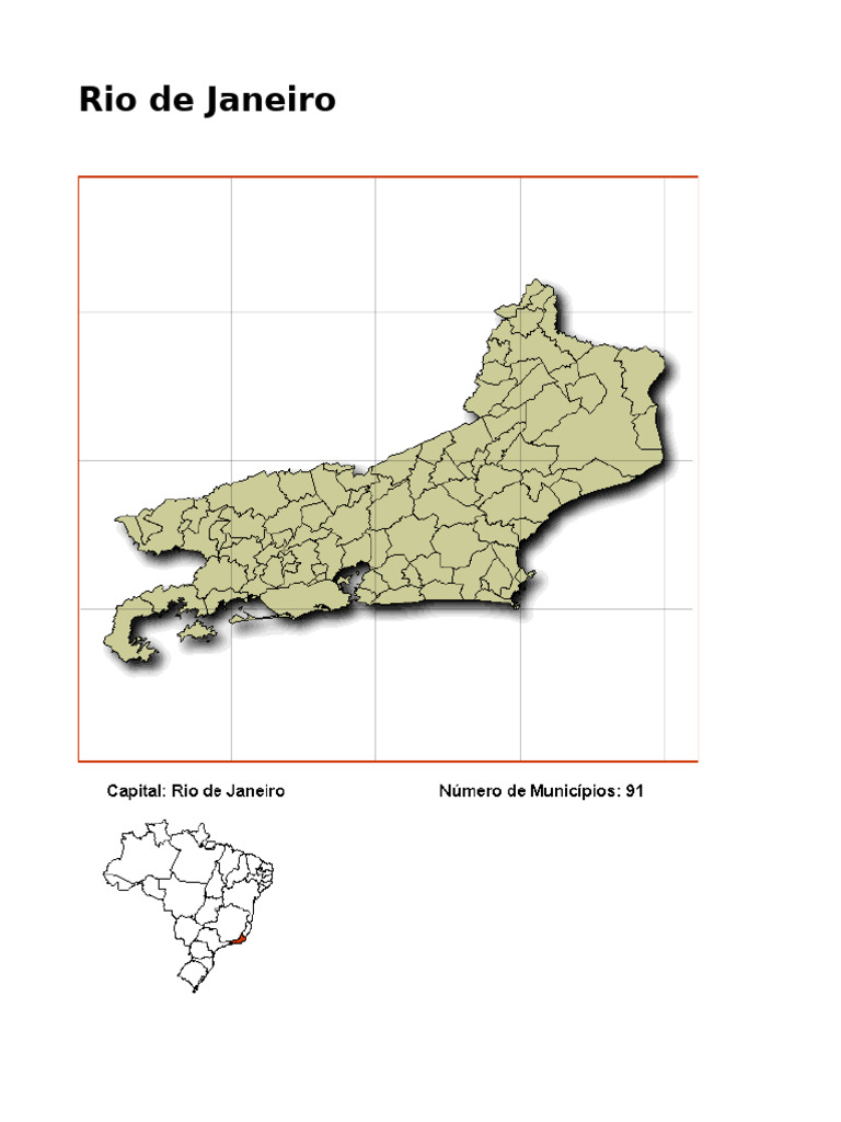 92 Municípios do Rio de Janeiro | PDF