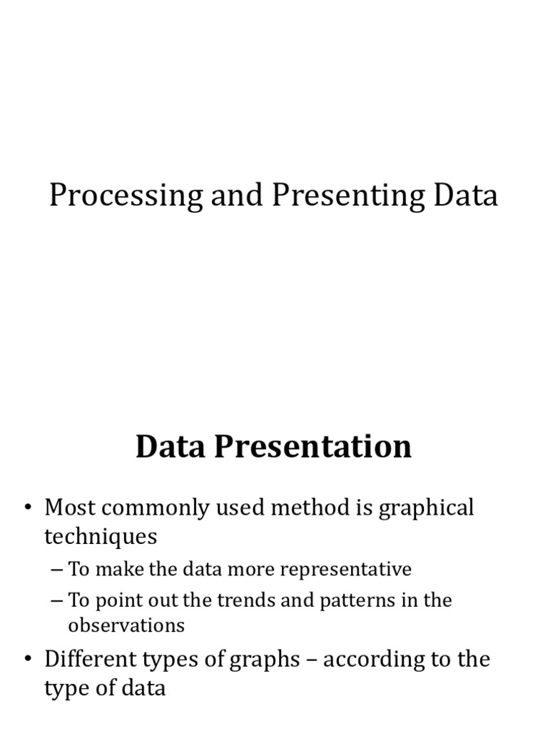 4 B Processing & Presenting Data | PDF | Histogram