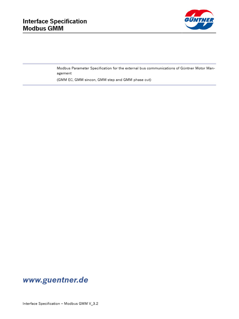 Guentner Modbus GMM Specification V3-2 en | PDF | Computer Engineering ...