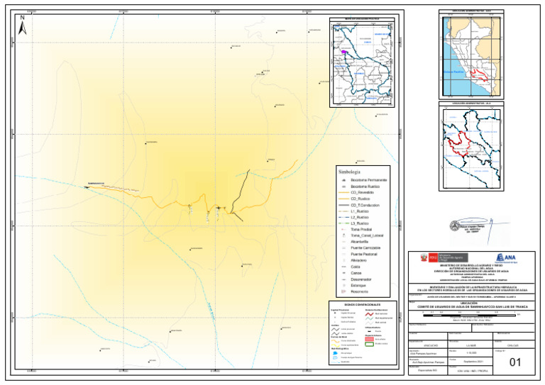 010 Mapa Cu de Agua de Ñawinhuaycco-San Luis de Tranca | PDF