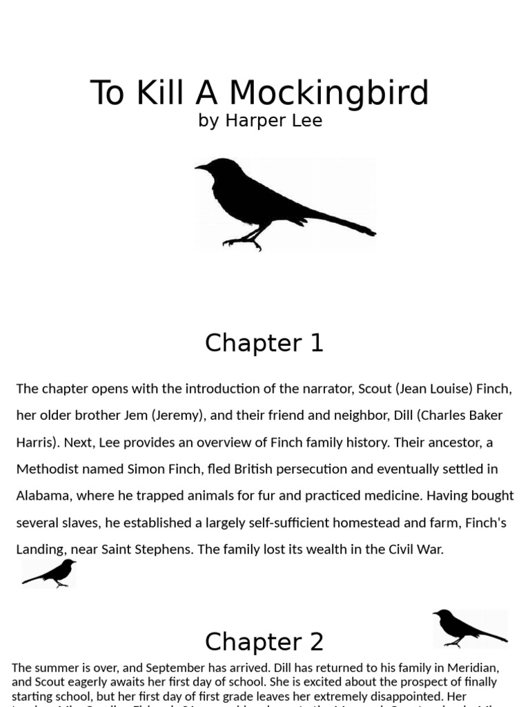 Chapter 24 Summary of TKAM | PDF | To Kill A Mockingbird