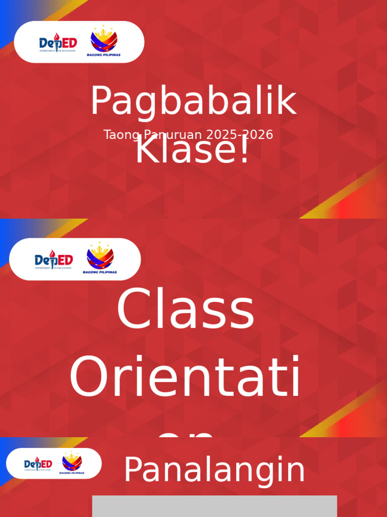 DepEd With Bagong Pilipinas Presentation Template | PDF | Learning ...