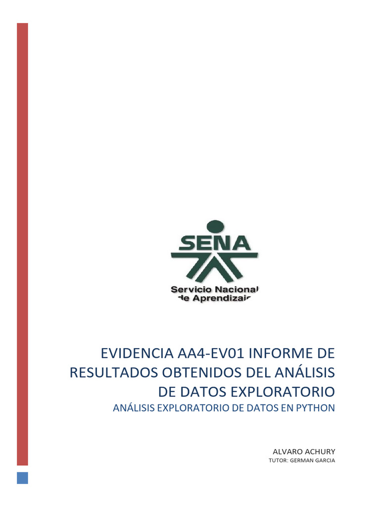 Informe Analisis de Datos | PDF | Informática