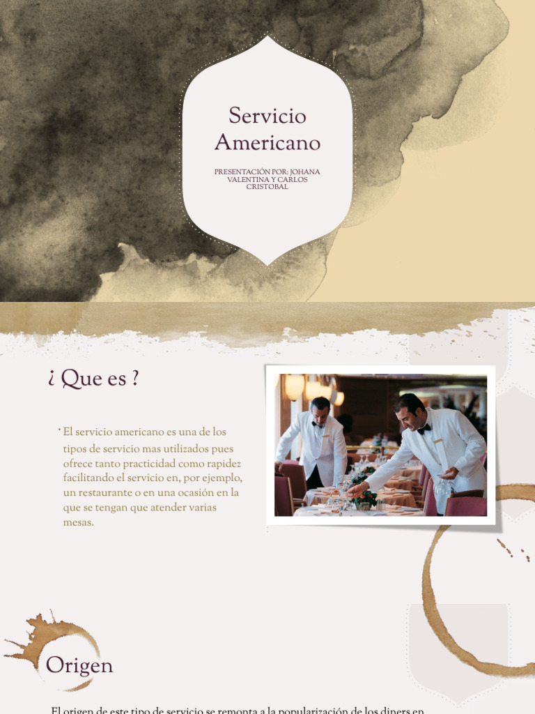 Historia y características del servicio americano | PDF