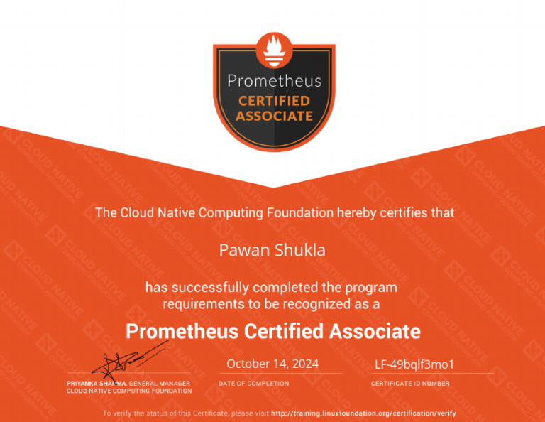 Pawan Shukla 04068e4f c3c1 4b47 Ad8d 6eb0b3ebcd2b Certificate | PDF