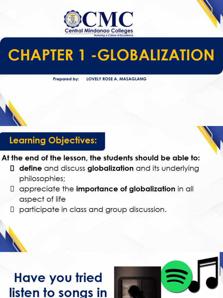 Lesson 1 Globalization | PDF | Globalization | Economies