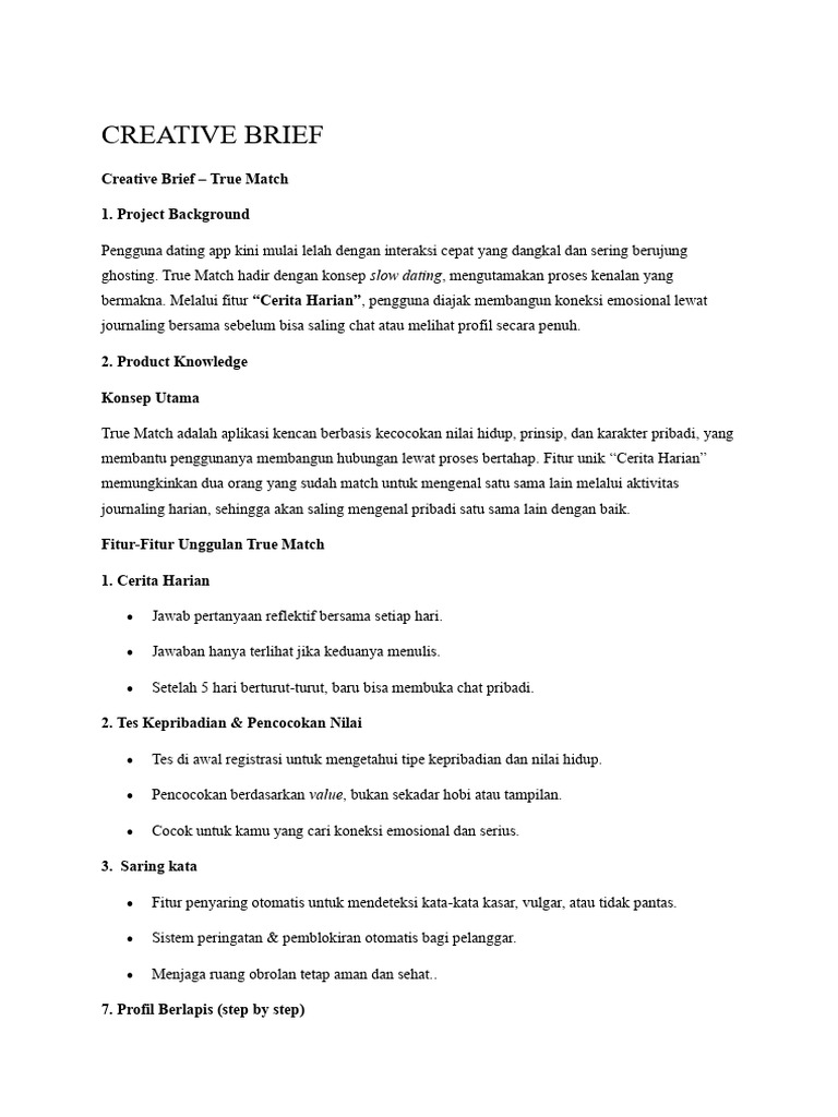 Creative Brief | PDF