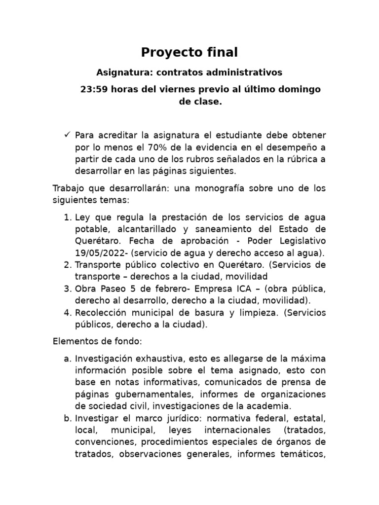 Proyecto Final | PDF
