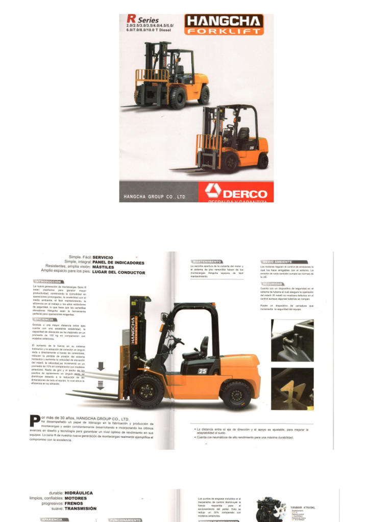 Montacargas CPCD50 Hangcha | PDF