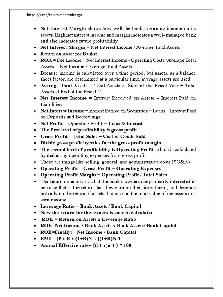 Unit 4 Formula | PDF