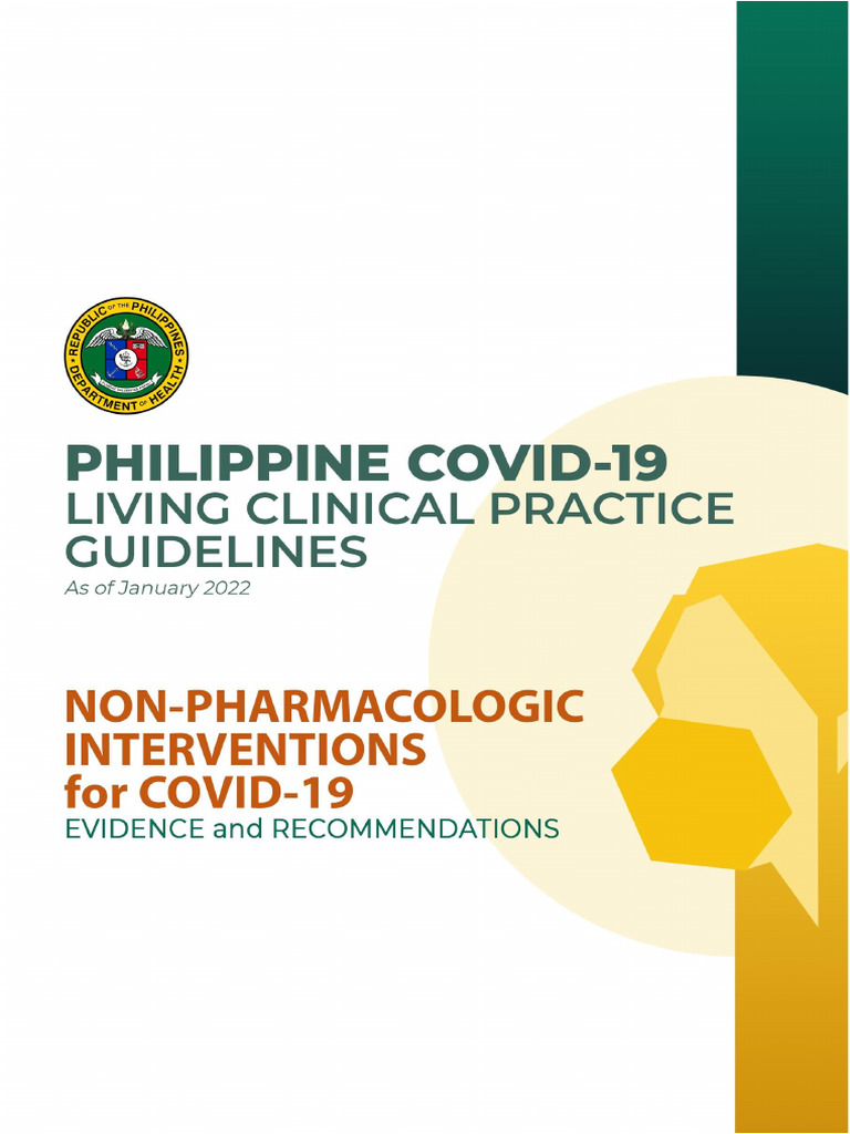 (Evidence Base For Non-Pharmacologic Interventions) Philippine Living COVID-19 Clinical Practice ...