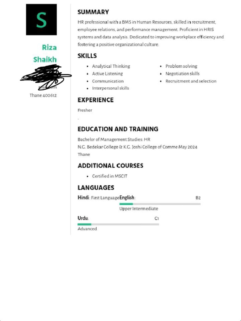 Riza Updated CV | PDF