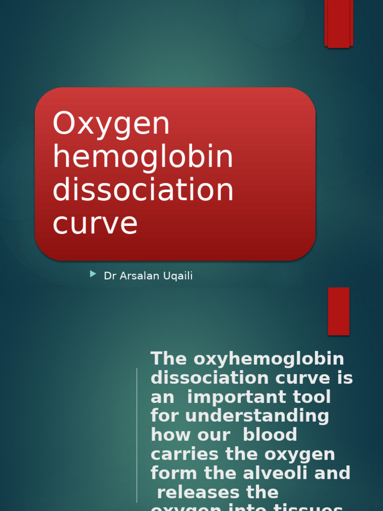 Oxyhemoglobin Dissociation Curve Explained | PDF | Hemoglobin | Physiology