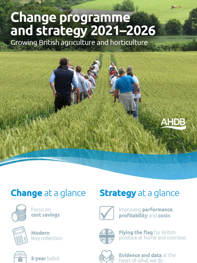 AHDB Strategy 2021-2026 for UK Agriculture | PDF | Agriculture | Taxes