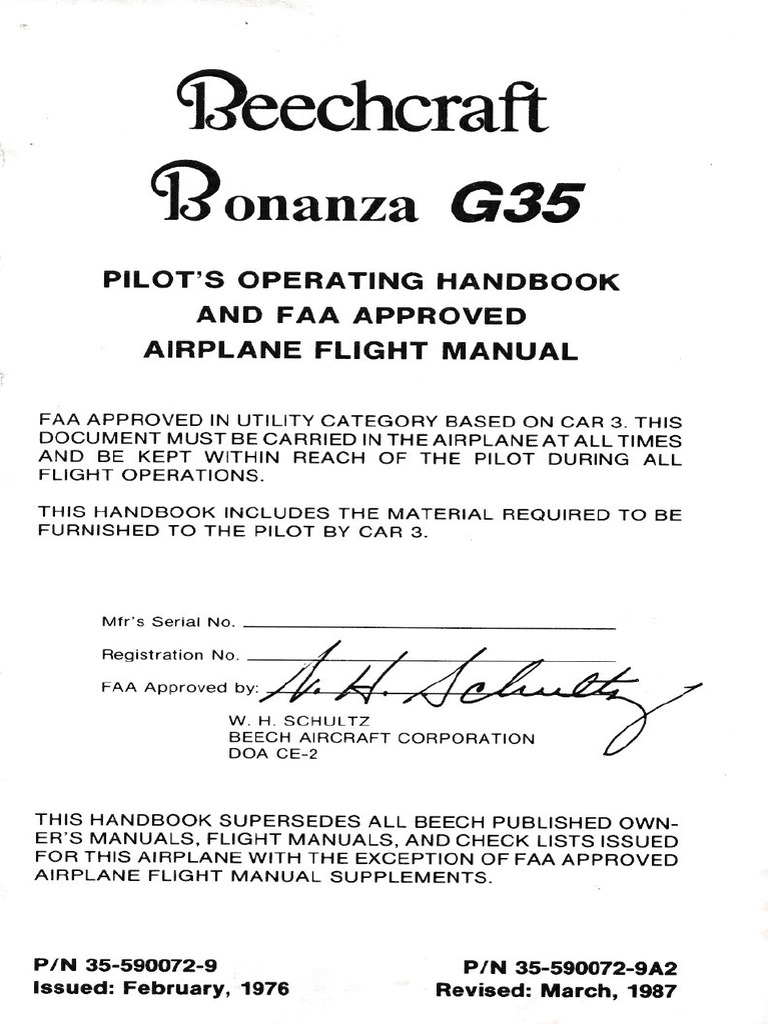 POH - Bonanza G35 | PDF