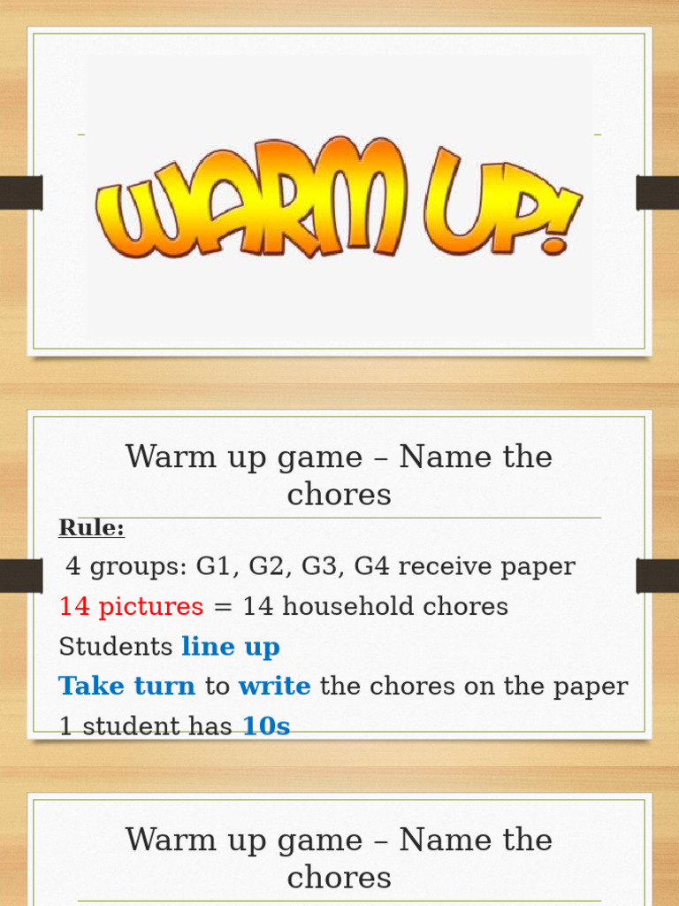 Unit 1 Grade 10 Household Chores (Autosaved) | PDF | Housekeeping | Home